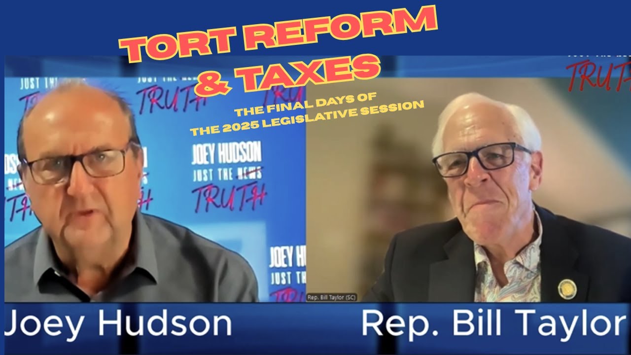 SC Rep Bill Taylor on "tort reform" and "income taxes" - YouTube