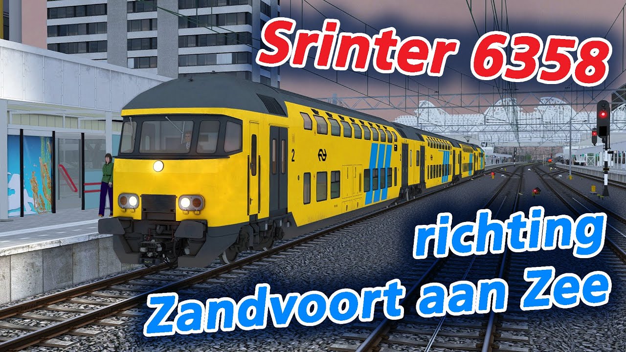 Train Simulator Classic 2024: NS mDDM Stoptrein 6358 richting Zandvoort ...