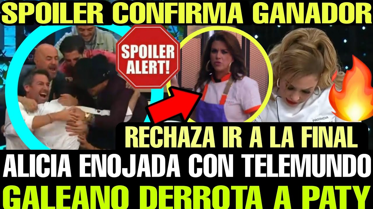 TOP CHEF VIP 3 AVANCE (CAPITULO 60) SPOILER!! GALEANO DERROTA A PATY ...