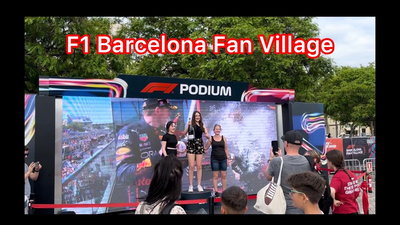 F1 Barcelona Fan Village in Port Vell - YouTube