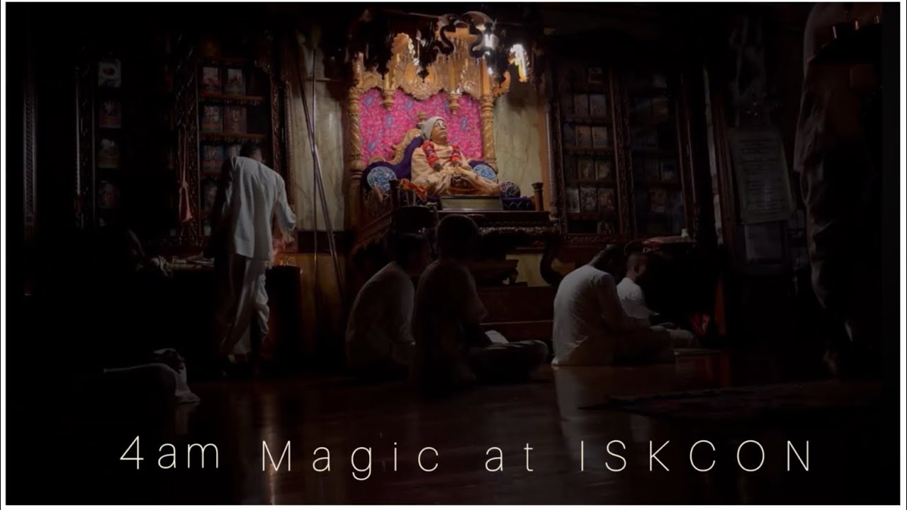 Morning Program in Iskcon Pune Camp (Radha Kunjabihari Temple) - YouTube