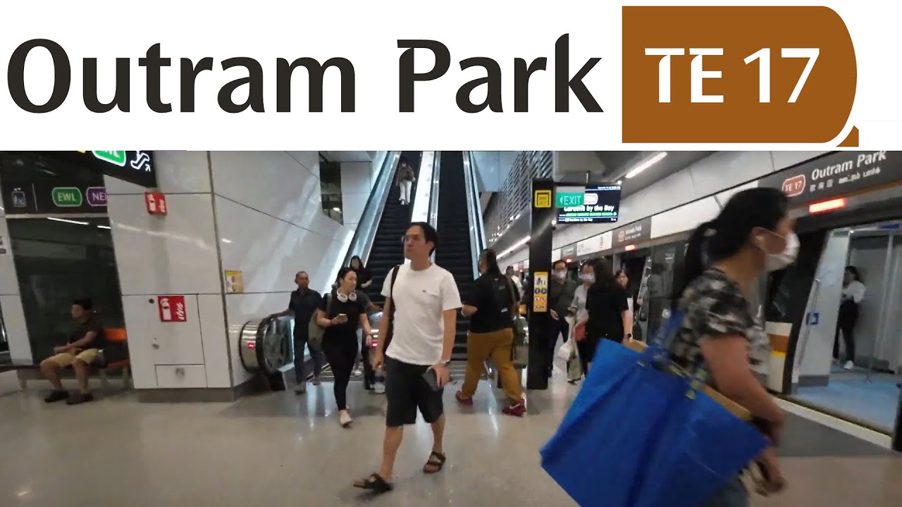 TE17 Outram Park MRT Station: Platforms to Exit 1 | Thomson-East Coast ...