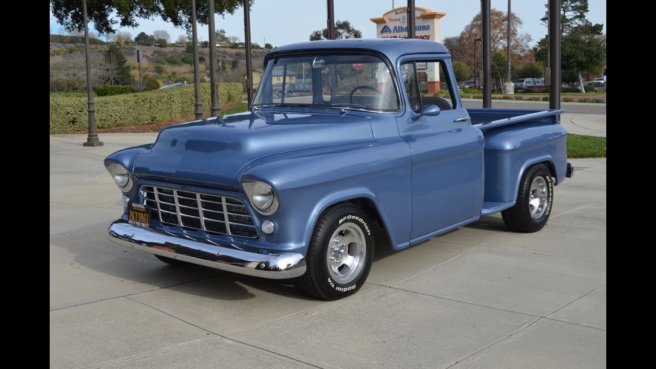 SOLD: 1956 Chevy Step-Side New Build CA - YouTube