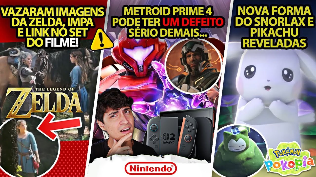 Vazaram Filmagens da Zelda, Impa e Link no set do filme! | Metroid ...