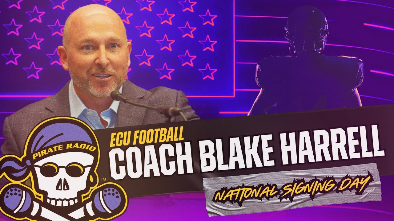 ECU Football National Signing Day Press Conference with Coach Blake ...