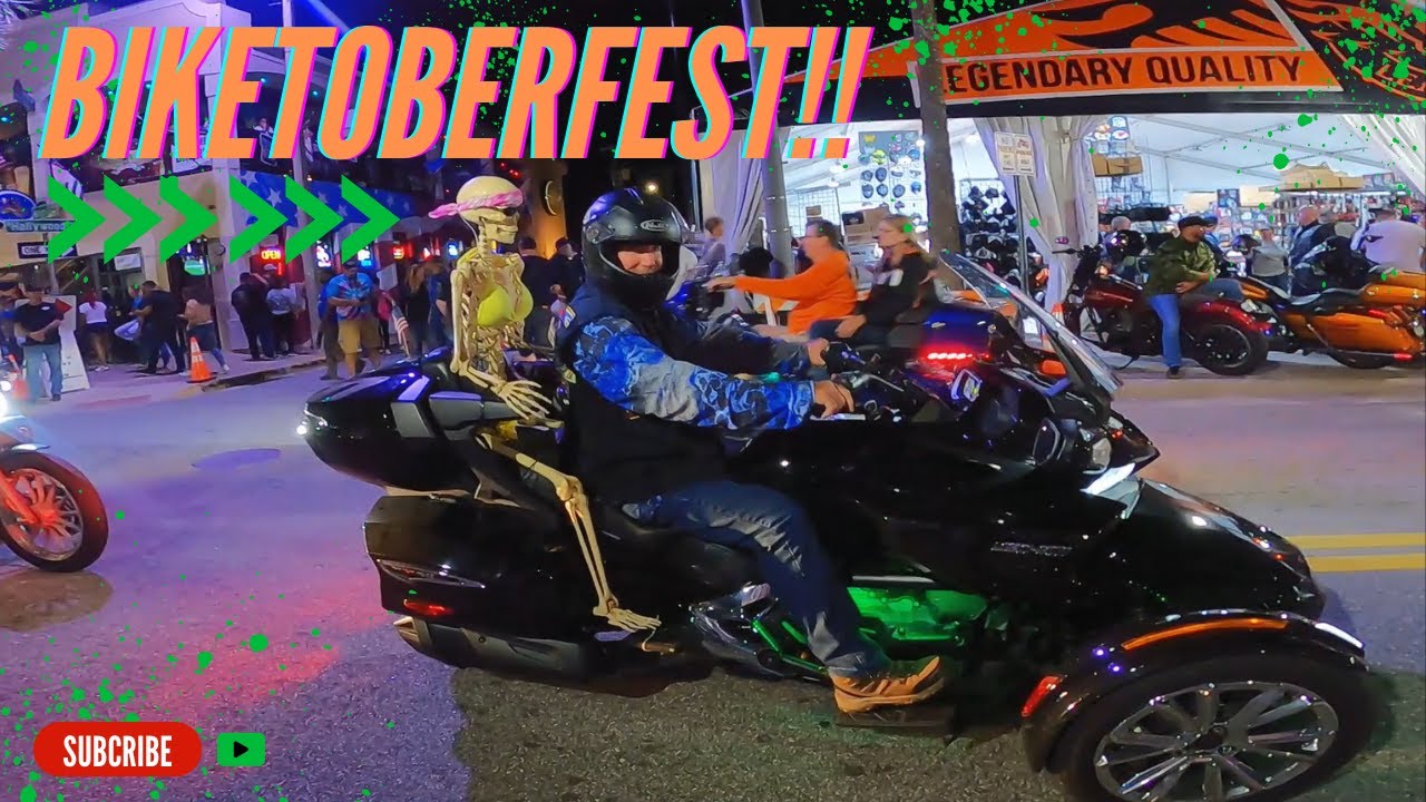 Daytona Biketoberfest 2023: Raw Night Walk Video!! - YouTube