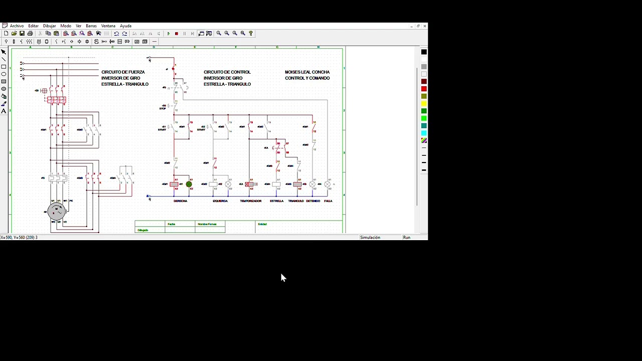 CADe SIMU ESTRELLA DELTA INVERSOR cad - YouTube