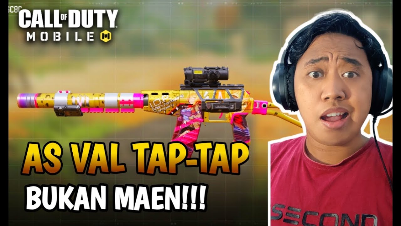 COBA AS VAL TAP-TAP, BUKAN MAEN BRE!!! | GARENA CALL OF DUTY MOBILE INDONESIA - YouTube