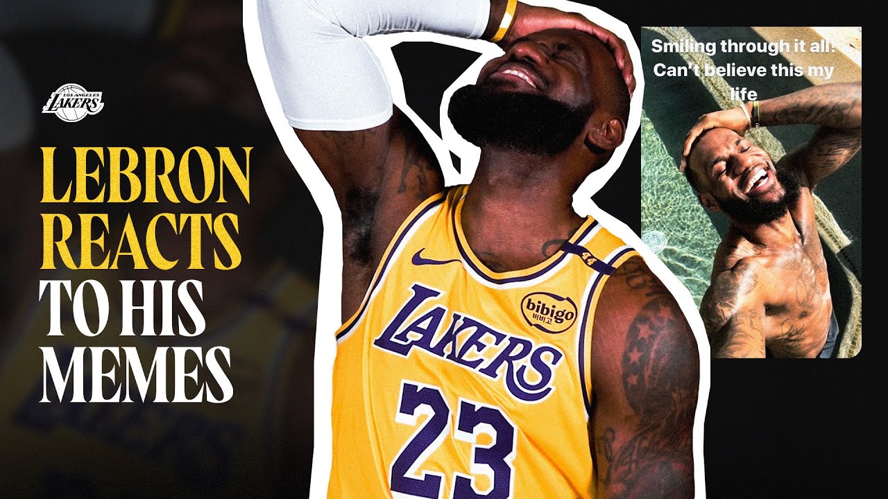 LeBron Reacts to his FUNNIEST Memes - YouTube