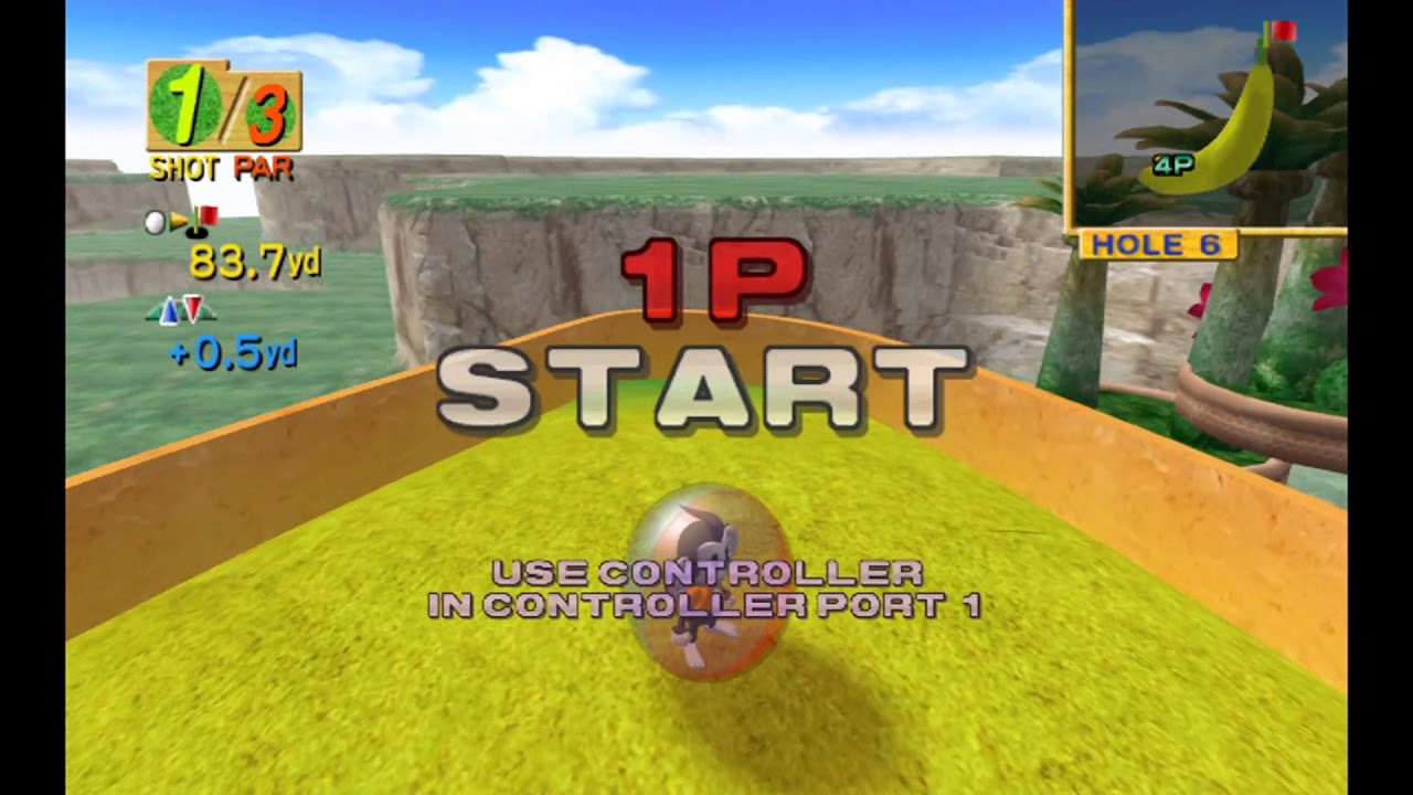 Super Monkey Ball Deluxe - Monkey Golf DX (Mini-Golf) - YouTube