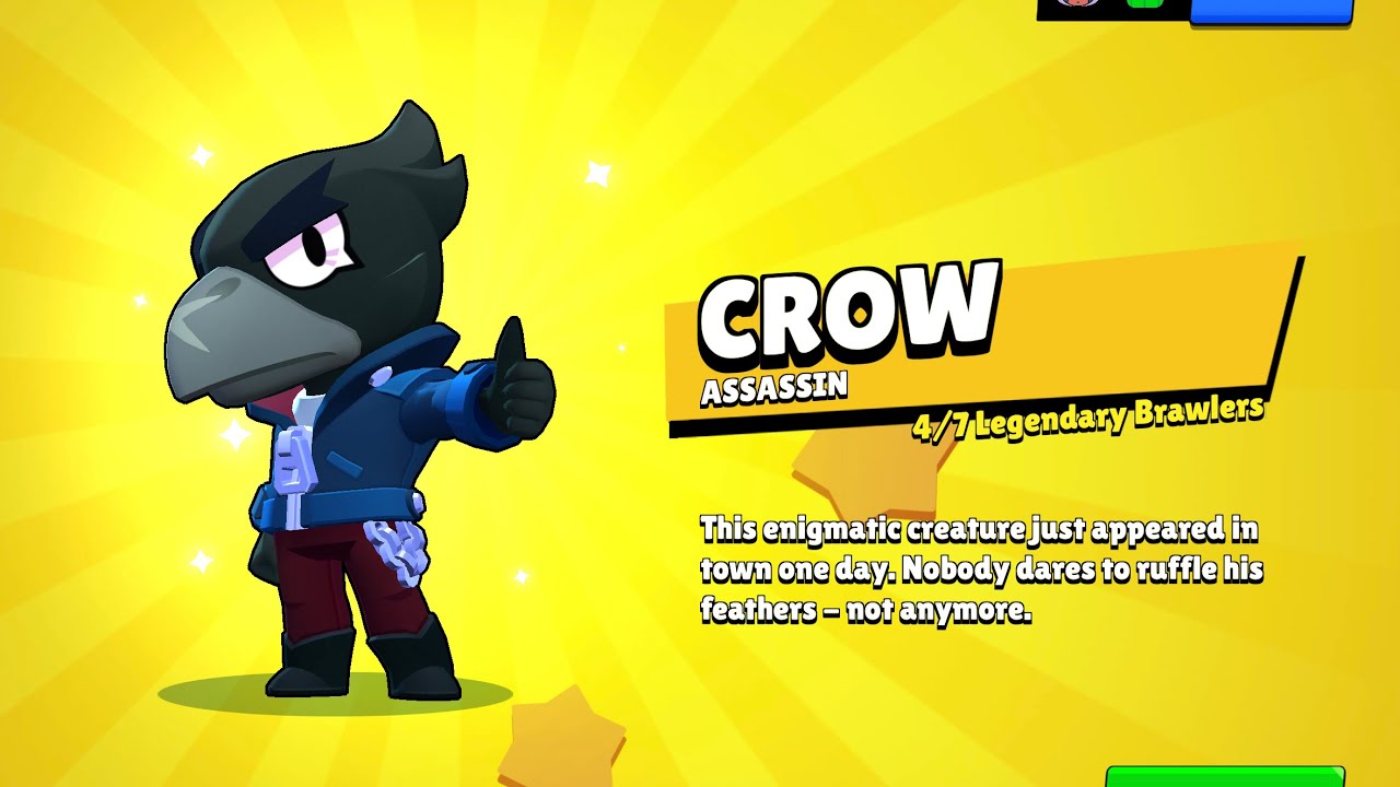 CROW! Brawl stars - YouTube