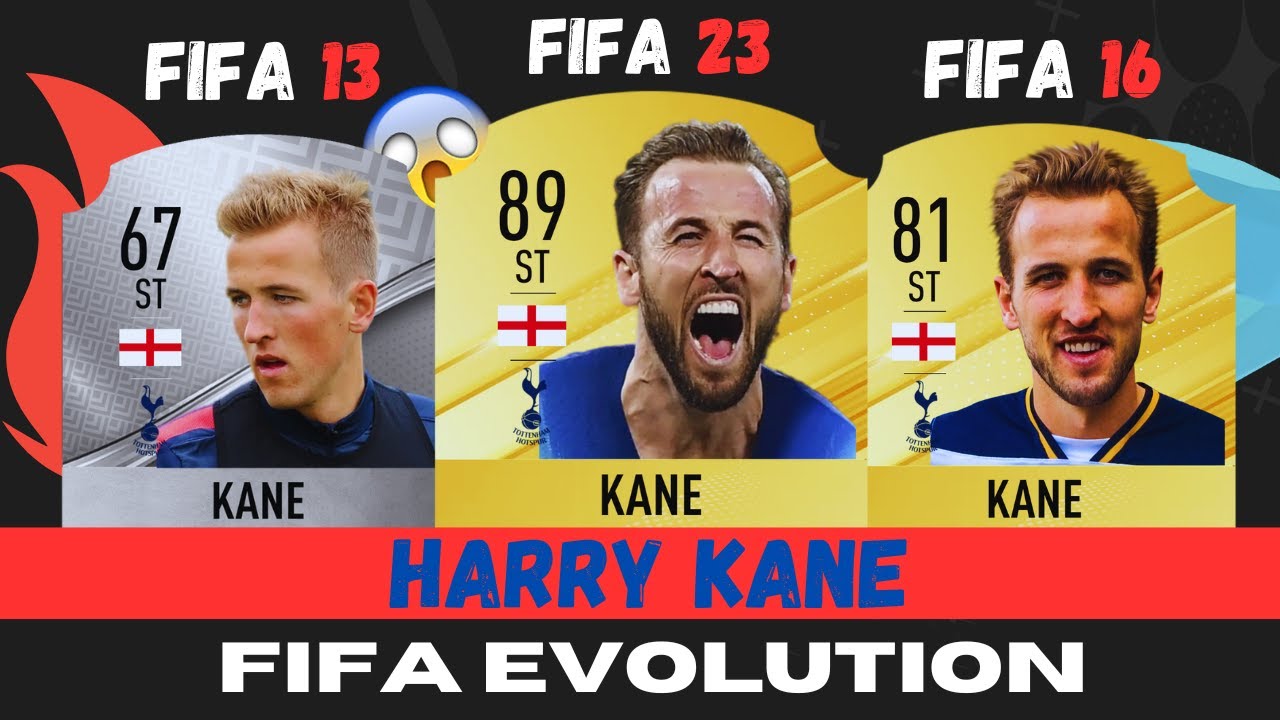 ⚡HARRY KANE FIFA EVOLUTION │FIFA 12 - FIFA 24 😱🔥(All Special Cards ...