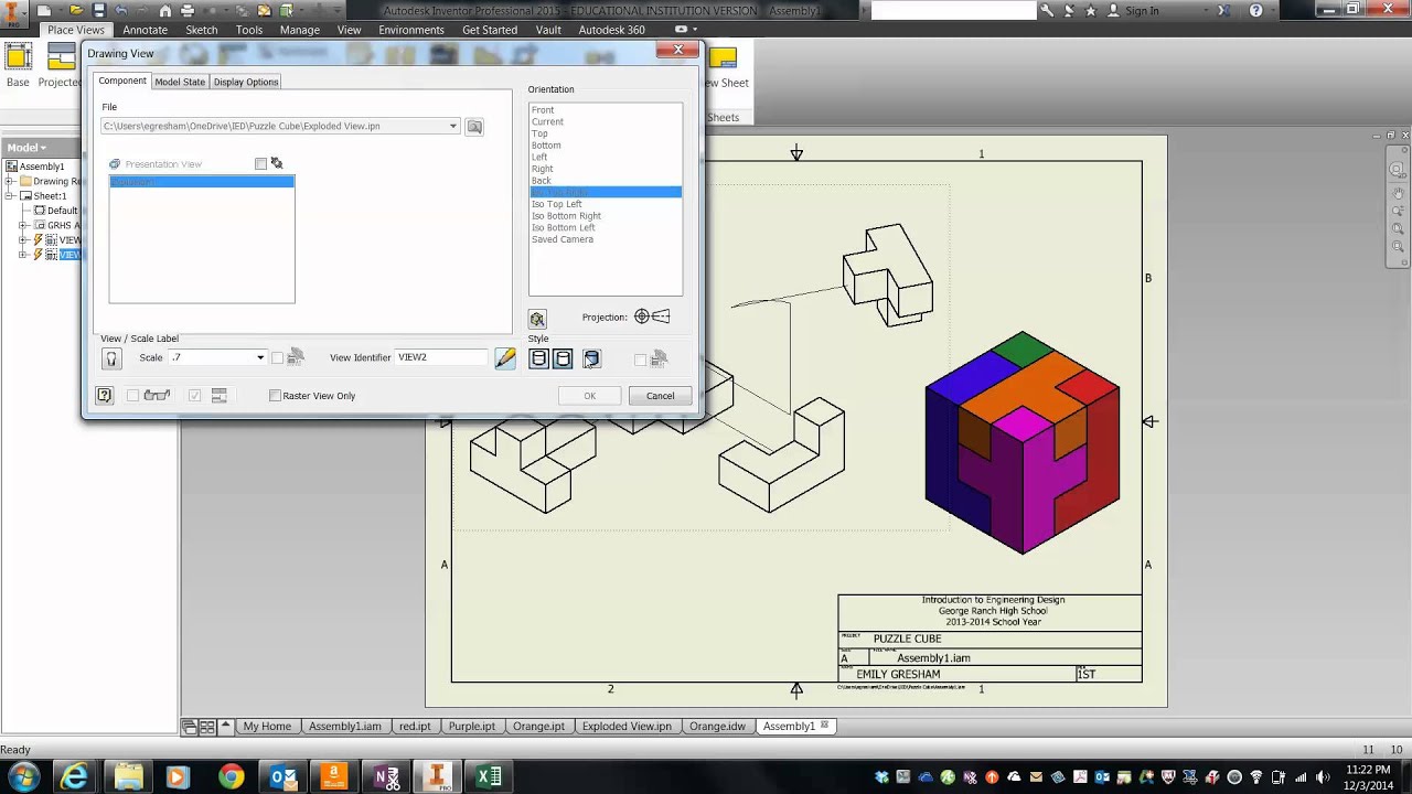 IED - Creating Exploded View IDW - YouTube