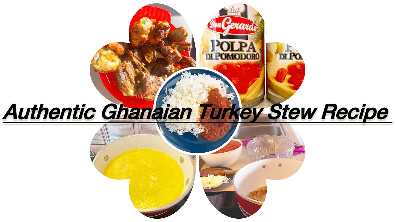 Authentic Ghanaian Turkey Stew Recipe with White Rice – Step-by-Step ...
