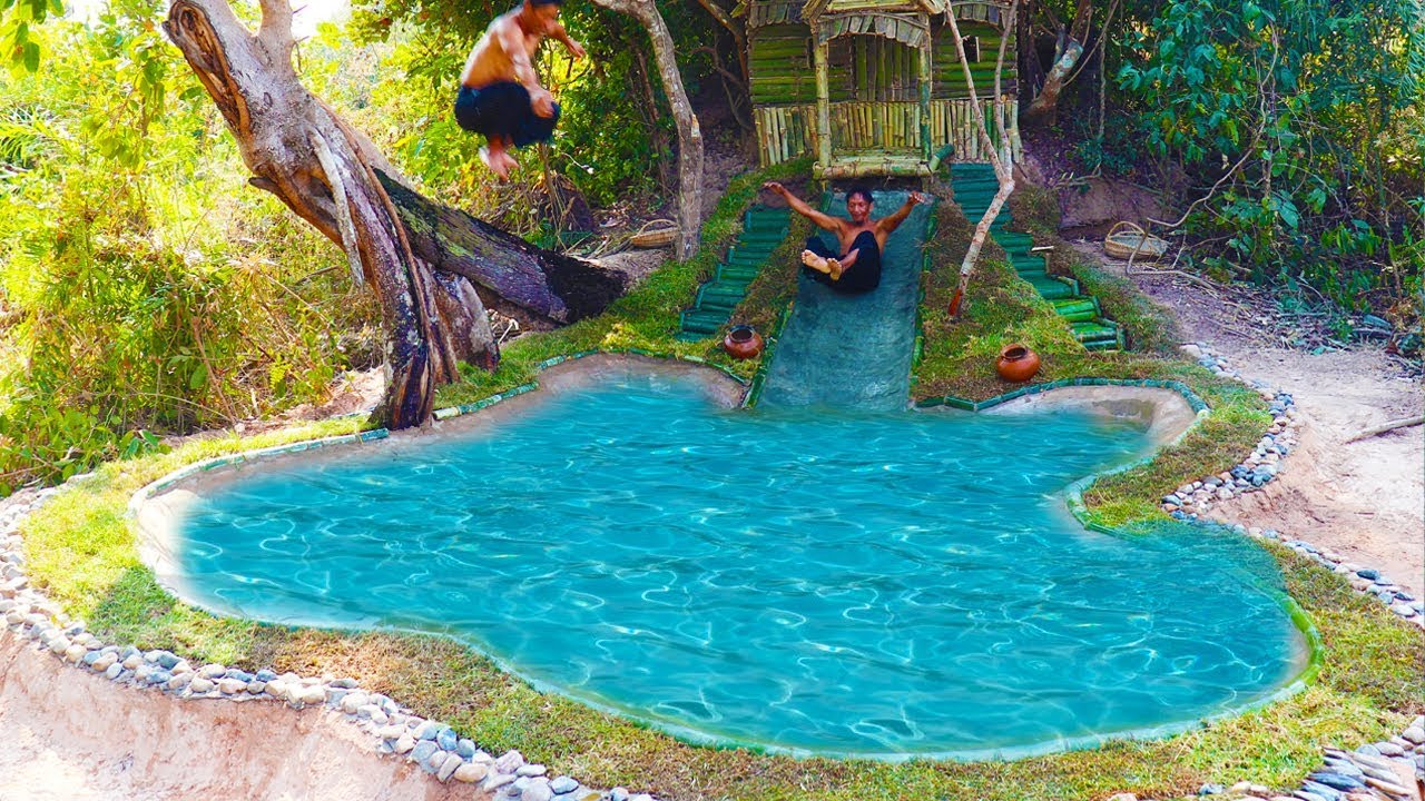 Build Most Amazing Underground Villa House With a Great Underground ...