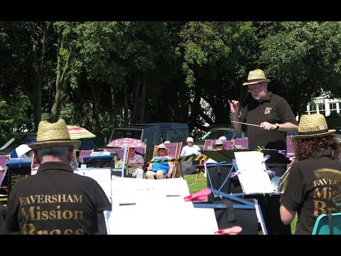 Faversham Mission Brass Band Rasputin Folkestone Bandstand 18th July ...