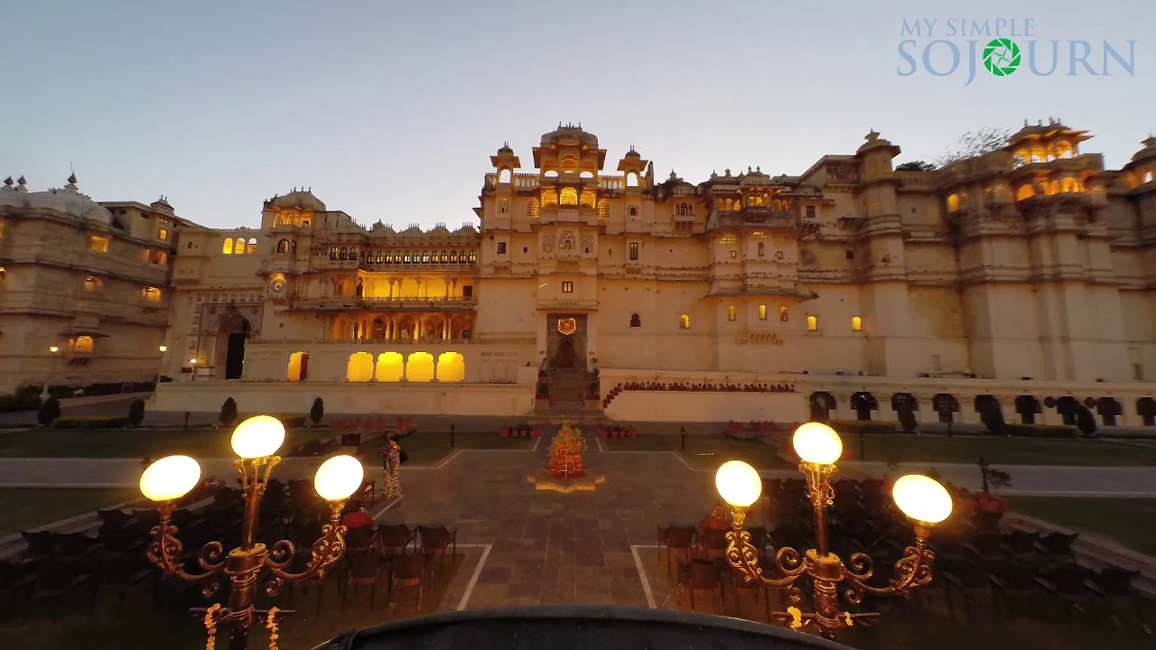 City Palace Udaipur Night