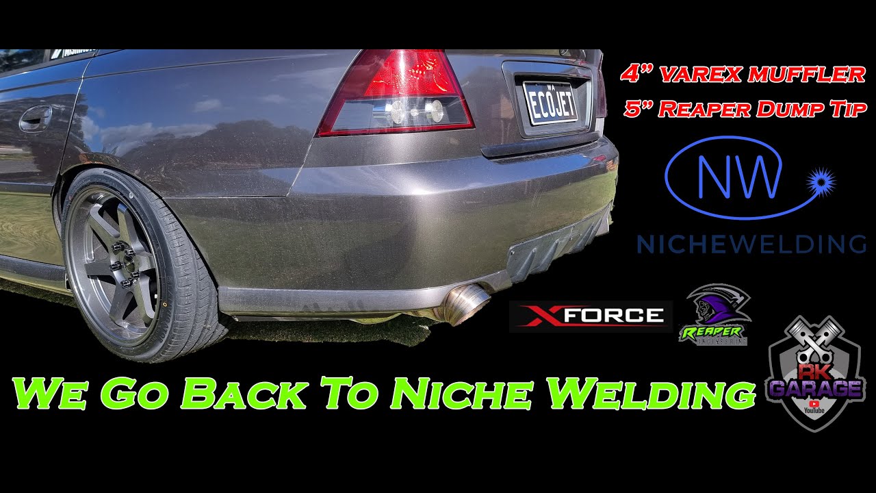 VY V6 Turbo Ecojet Build - 4" Varex & 5" Dump Tip At Niche Welding ...