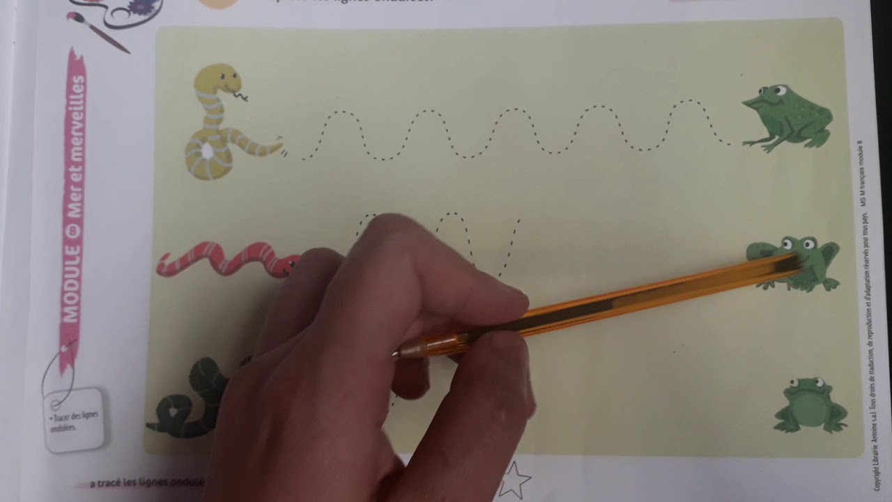 Graphisme :la ligne ondulée - YouTube