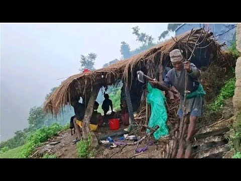 Naturally Beautiful Rural Life During The Rain || Most Peaceful And ...