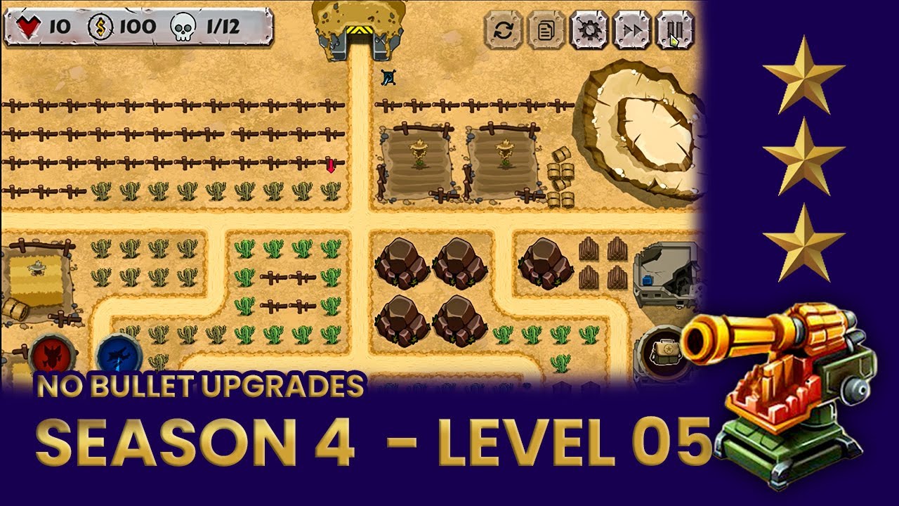 Battle Strategy: Tower Defense - Season 4 Level 05 Walkthrough - YouTube