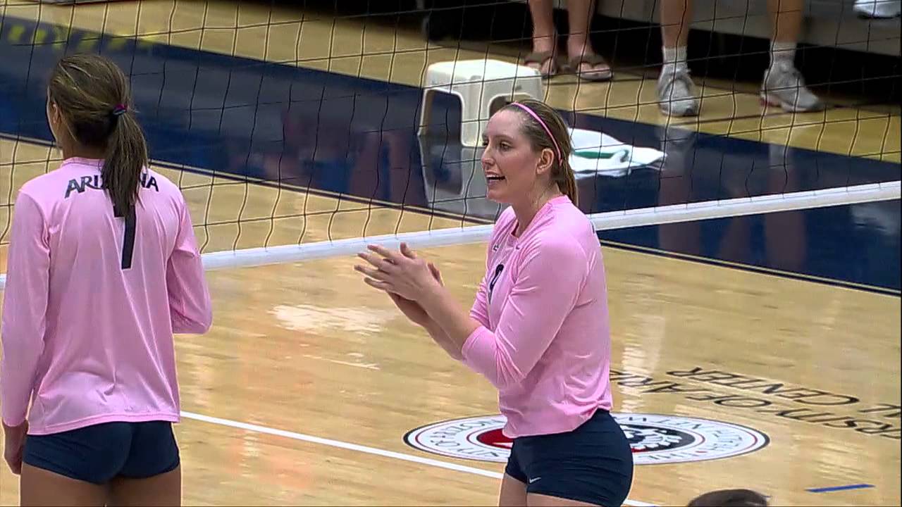 Arizona Volleyball upsets USC - YouTube