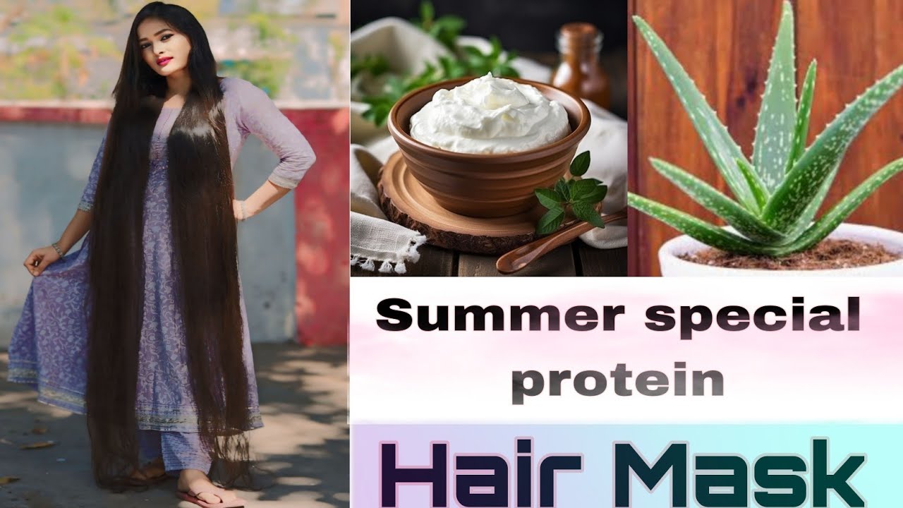 Summer Special Protein Hair Masks|summer hair care|Hair Masks|Hair ...