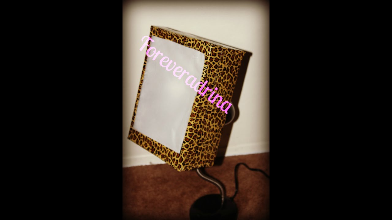 DIY Video Soft Box Light (DIVA STYLE) - YouTube
