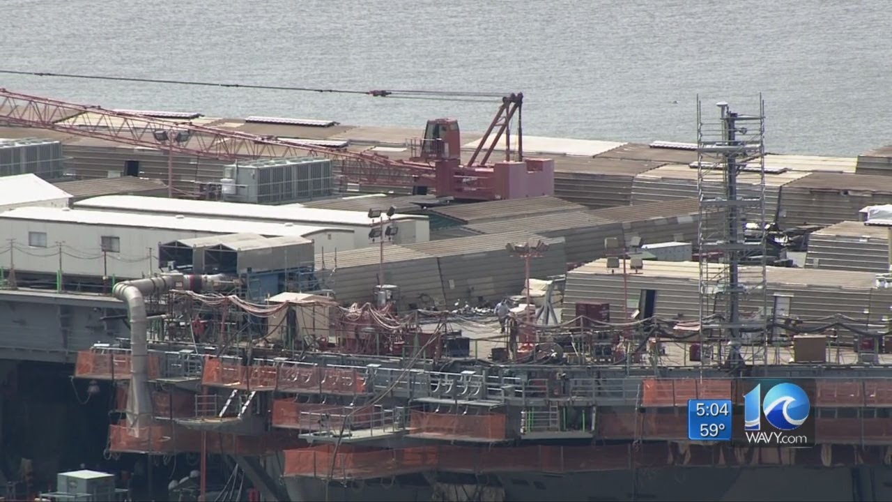 History lesson remembered at Newport News Shipbuilding - YouTube