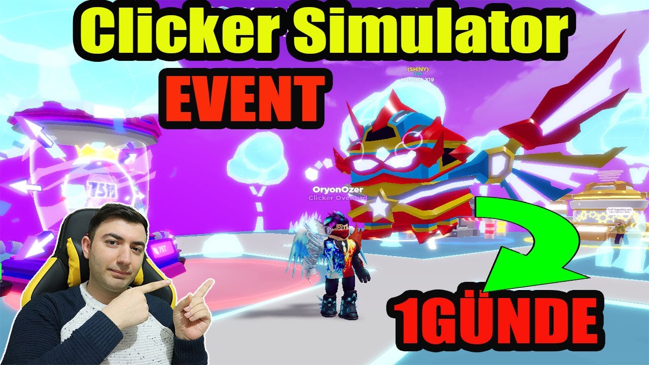 ⬆️ Clicker Simulator | NOOB dan PRO ya, Yeni En Güçlü Petleri Çıkardım ...