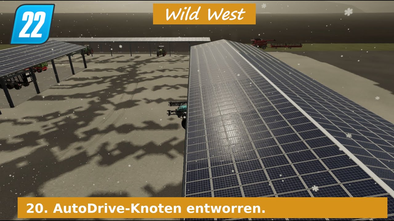 LS22 Wild West - 20 AutoDrive-Knoten entworren. - YouTube