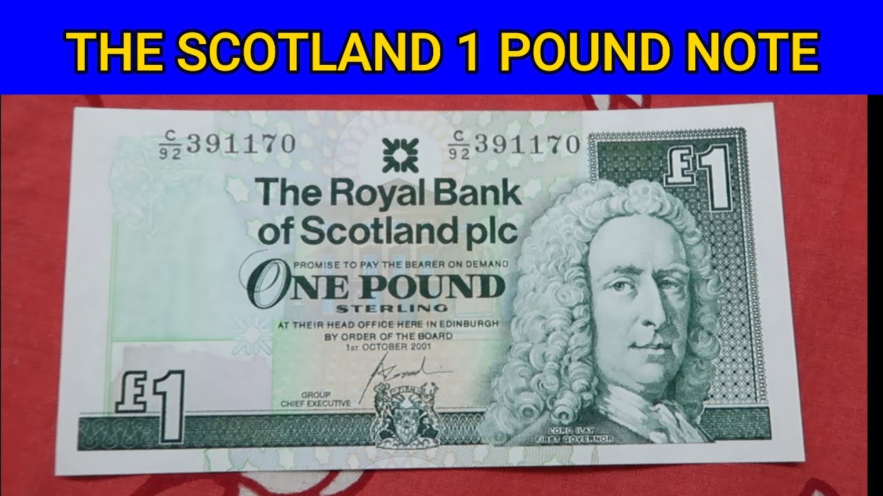 Scotland 1 Pound Note -World Currencies - YouTube