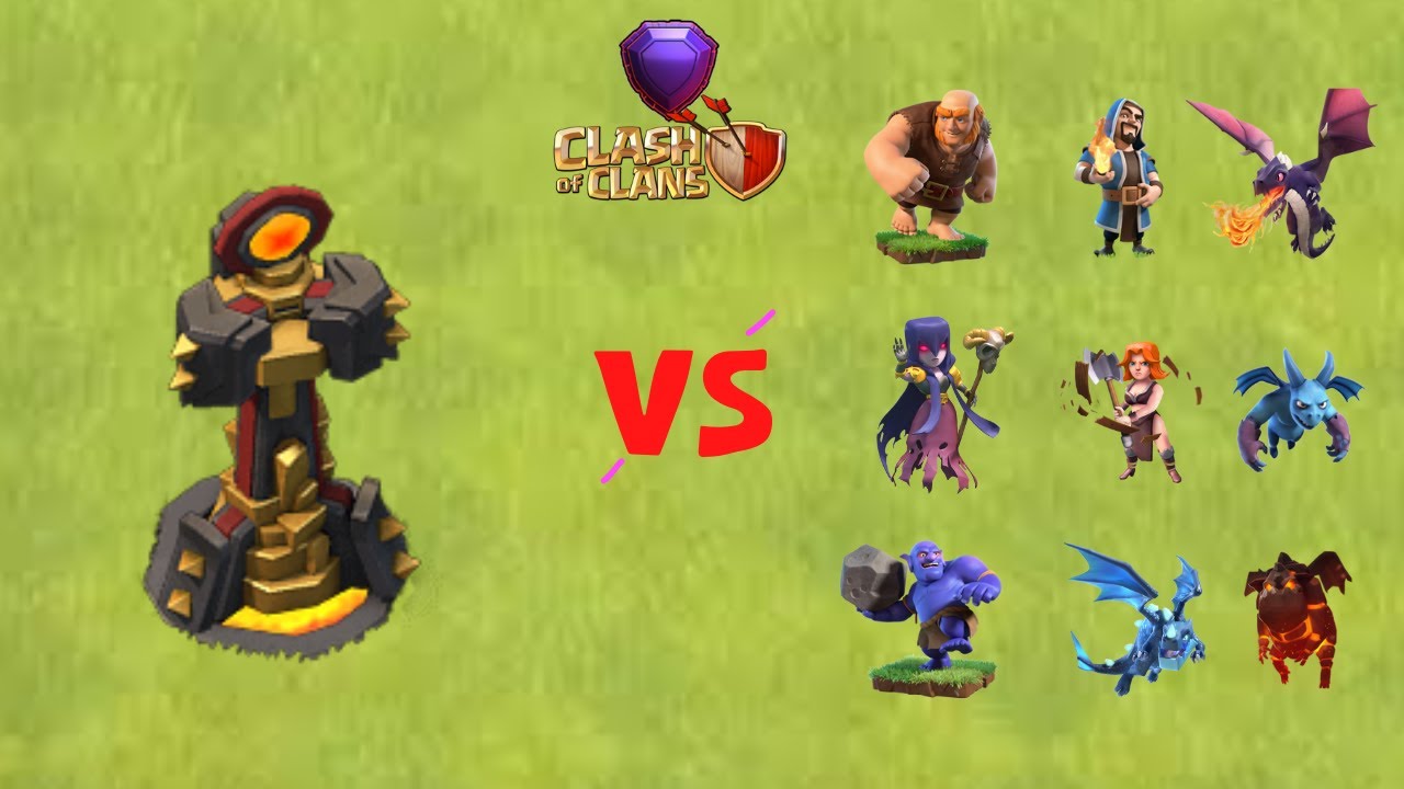 Inferno Towers Vs All Troops / #clashofclans #coc #clashroyale # ...
