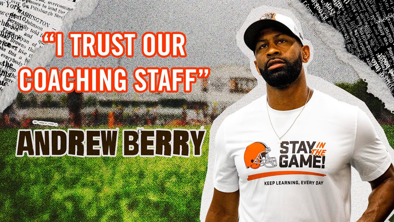 Andrew Berry Press Conference: "I trust our coaching staff" - YouTube