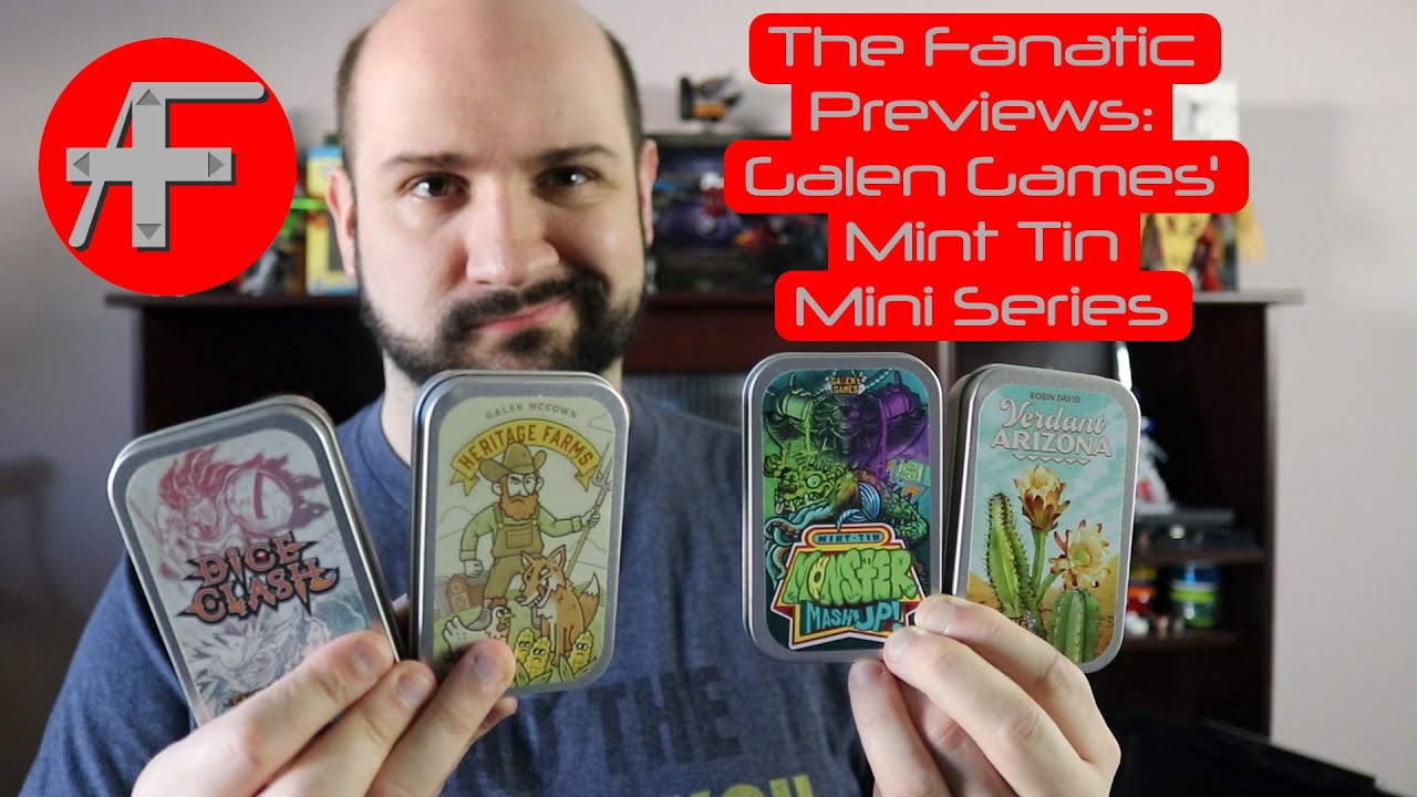 The Fanatic Previews: Galen's Games Mint Tin Mini Series, a quartet of ...