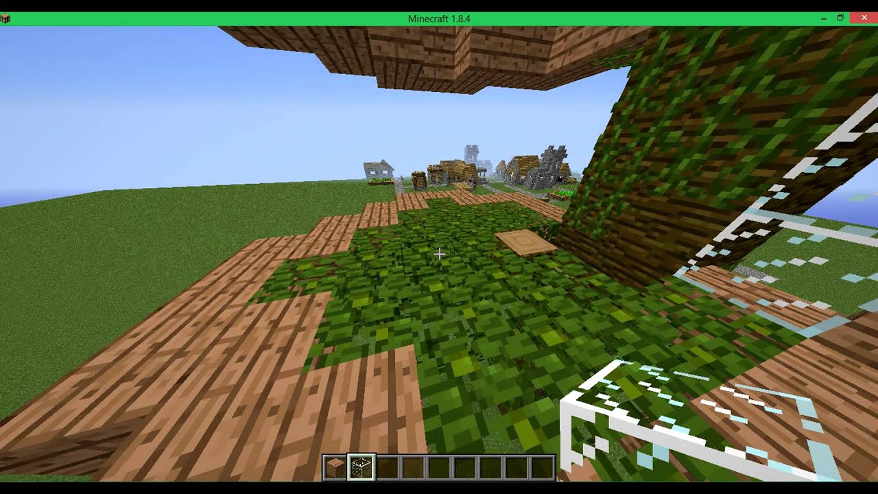 How To Make A Cool Tree House In Minecraft - YouTube