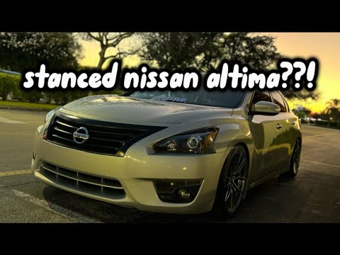 Throwback to my Stanced 5th gen Altima:( - YouTube
