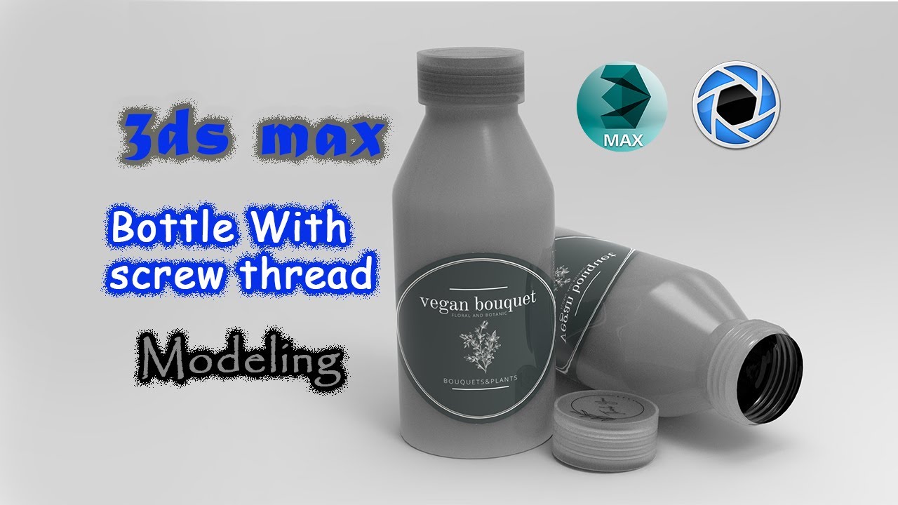 How to Create an Incredible Screw-Thread Bottle in 3ds Max (Exclusive ...