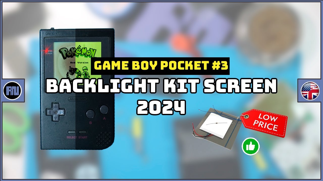 Game Boy Pocket #3 - Install Backlight Kit Screen 2024 (cheap) - YouTube