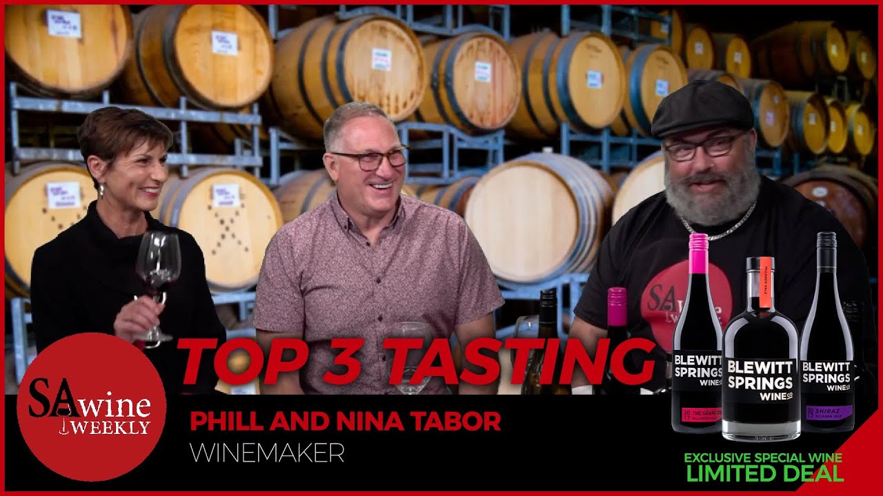 Blewitt Springs Wine Co - SA Wine Weekly | Phil and Nina Tabor - YouTube