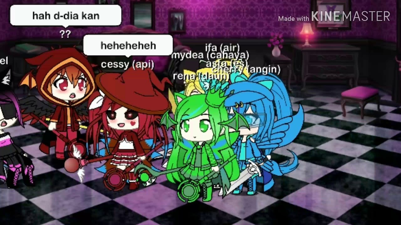 DUNIA SIHIR part 3 { gacha life } baca desk - YouTube