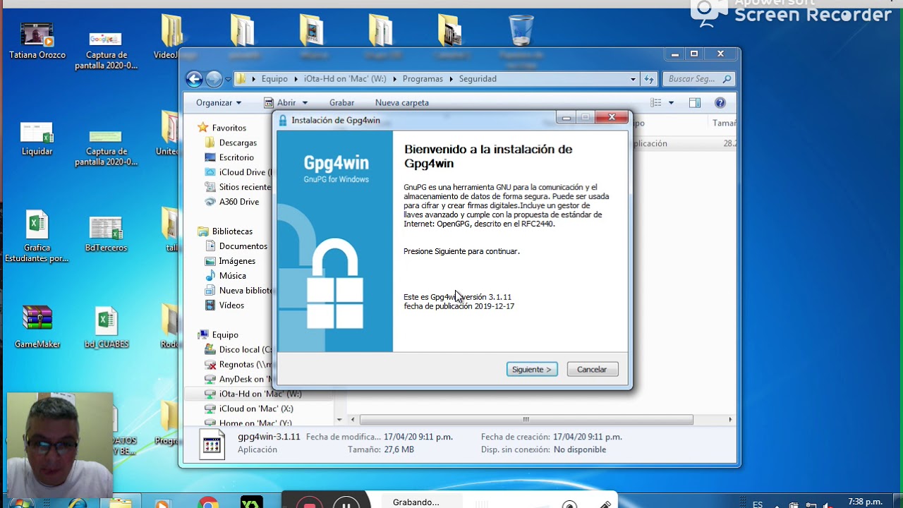 Instalar Gpg4win Kleopatra Youtube