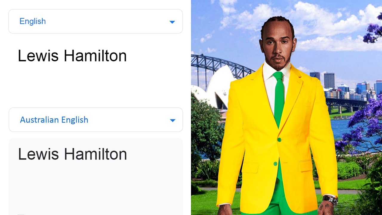 Lewis Hamilton in different languages meme - YouTube