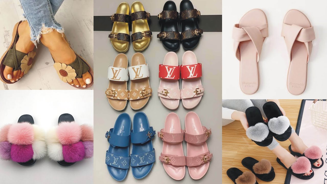 New Simple And Trendy Summer Slippers Design Ideas | Comfortable and ...