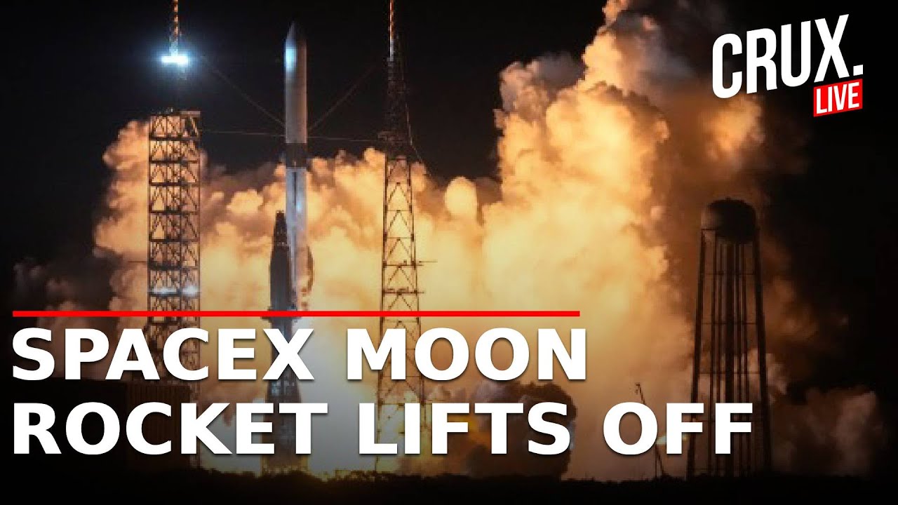 NASA Live | SpaceX Live | LIVE SpaceX Launches Two Moon Landing ...