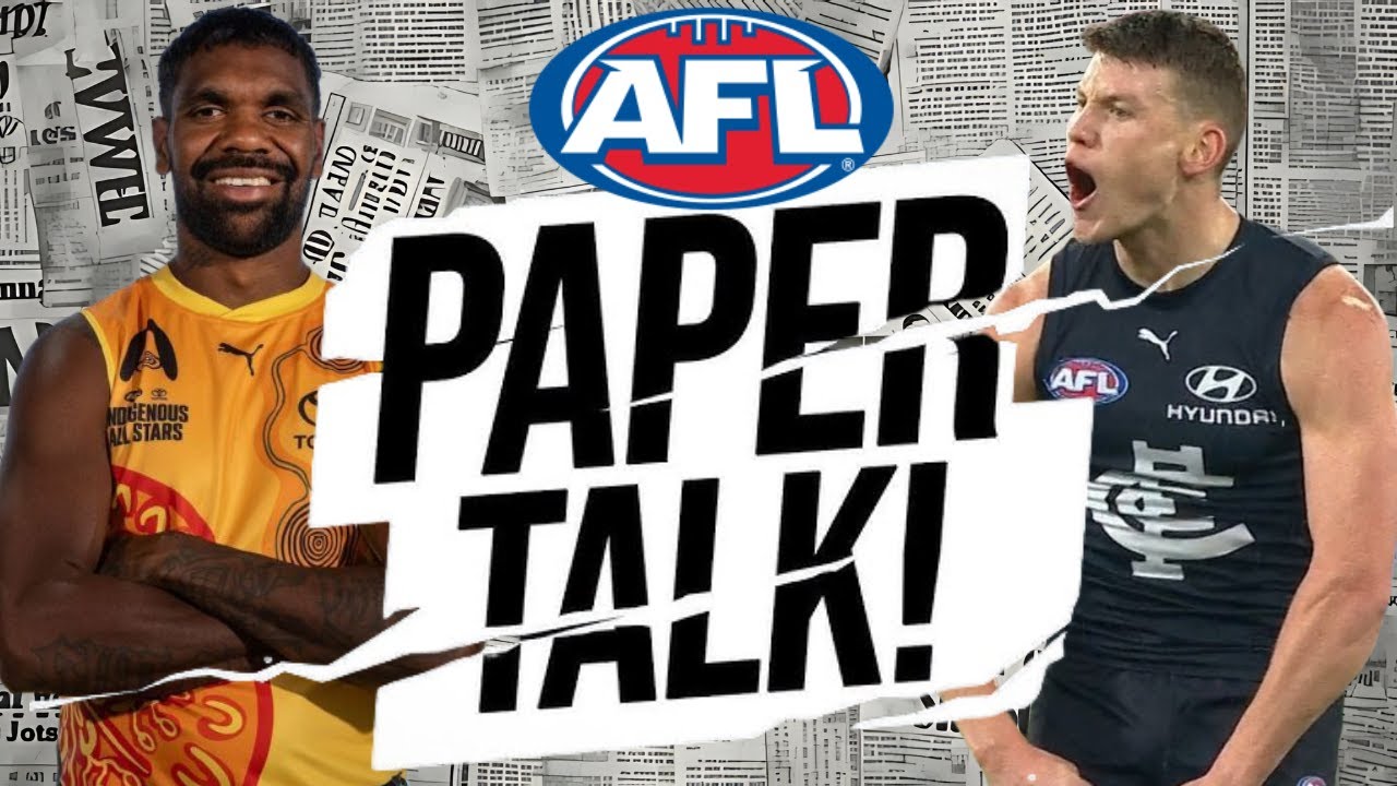 AFL Paper Talk : Sam Walsh Injury, Indigenous All-Stars Reveal, Kane ...