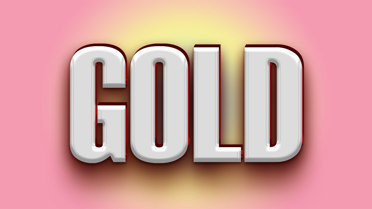 Photoshop Text Effect for Beginners !! #25 - YouTube