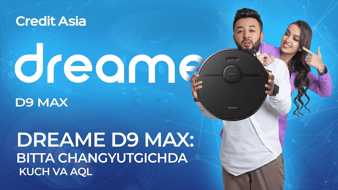 Dreame D9 MAX: Sun'iy intellekt texnologiyasiga ega aqlli changyutgich ...