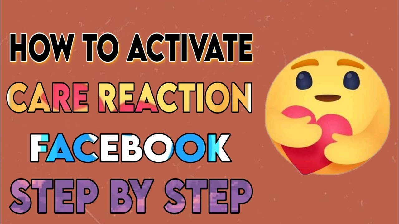How To Activate "Care Reaction" Facebook Step By Step #CareReaction ...