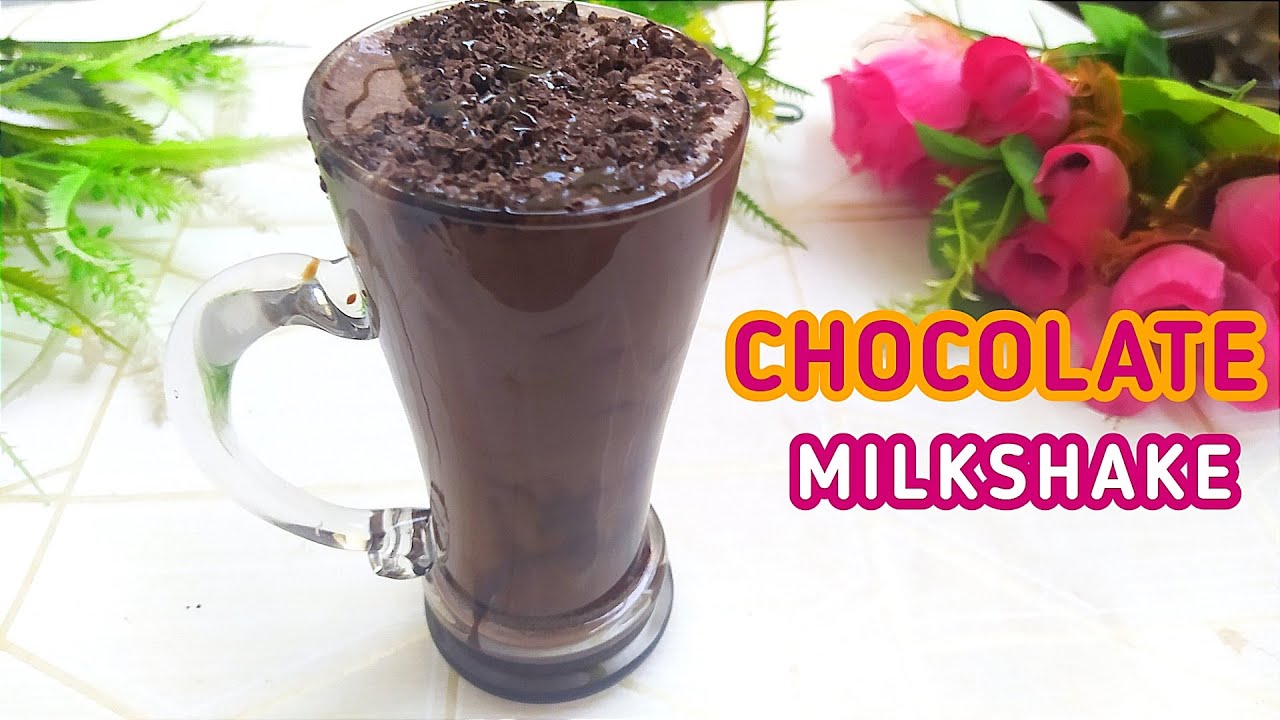 Chocolate Milkshake | Kids Favourite Chocolate Shake | Cafe Style ...